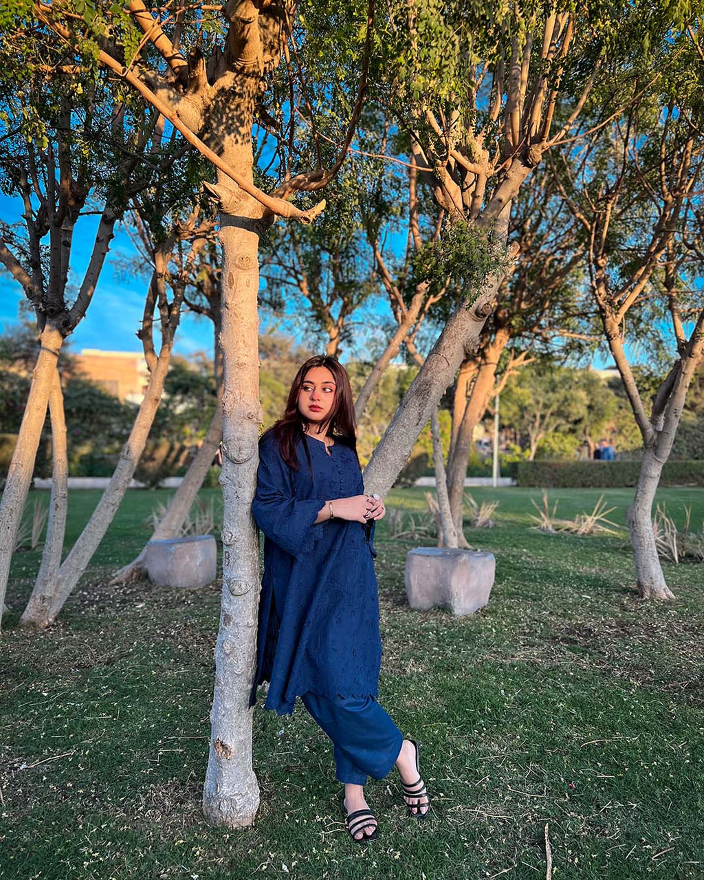 NAYAAB 2 PC EMBROIDERED - STITCHED – ZEVA